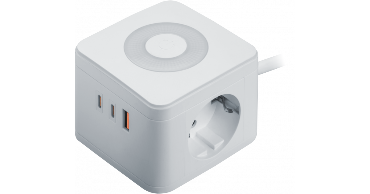 Удлинитель Navigator 95 685 NPE-USB06-02-140-ESC-3X1-PD20W ...